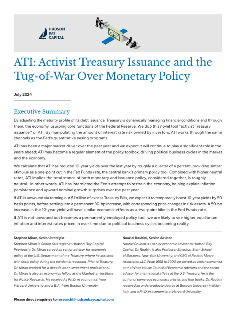 Activist Treasury Issuance - Hudson Bay Capital Research | PDF ...