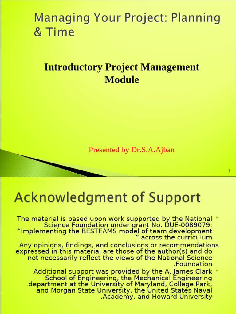 Project Planning | PDF | Project Management