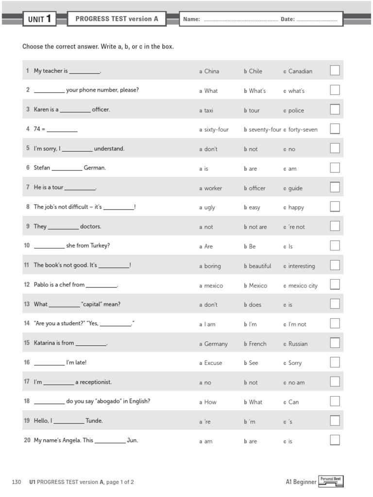 AV1 Revision Practice | PDF | Lunch | Cuisine