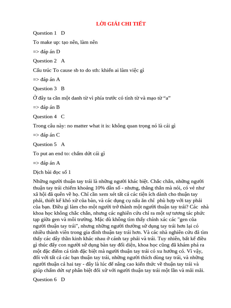 answer keys | PDF