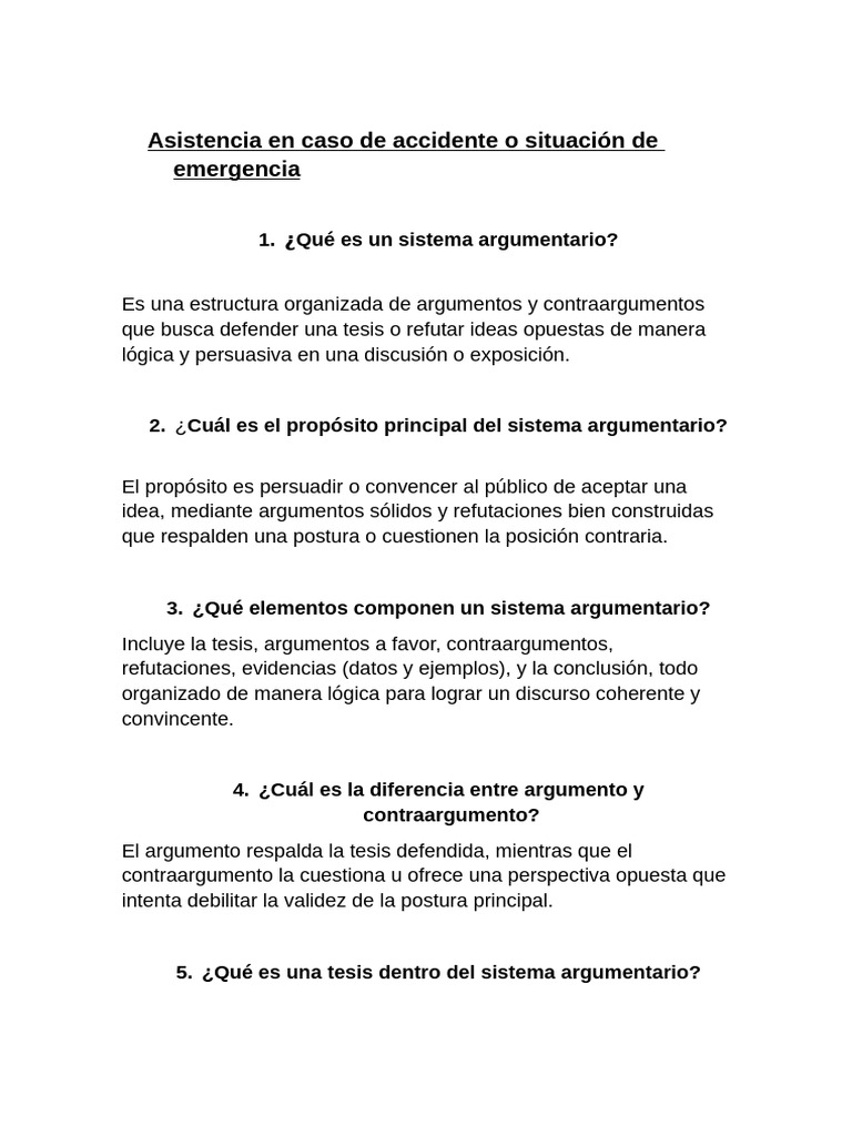 Guía Completa del Sistema Argumentario | PDF | Argumento | Falacia