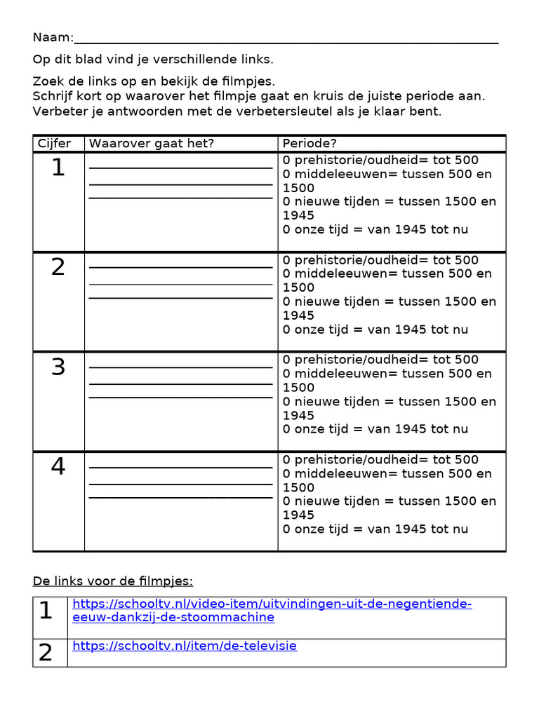 Reis Door de Tijd Met QR Codes (1) | PDF