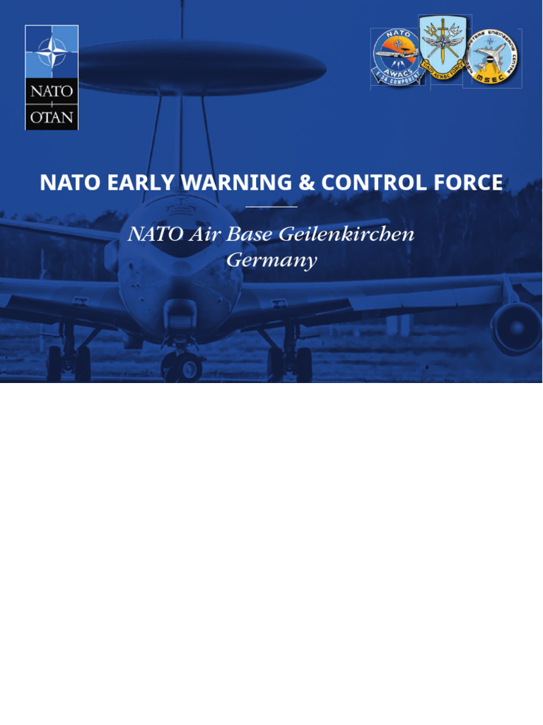 Nato Awacs Factsheet Aug 2023 | PDF | Aviation | Aircraft