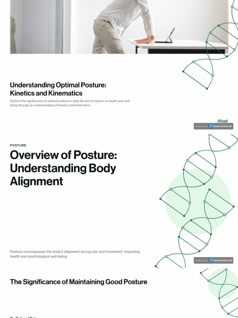 Understanding Optimal Posture - Kinetics and Kinematics | PDF