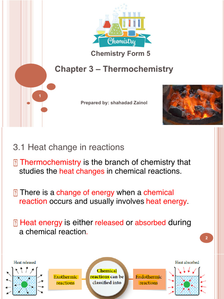 Chapter 3- Thermochemistry | PDF