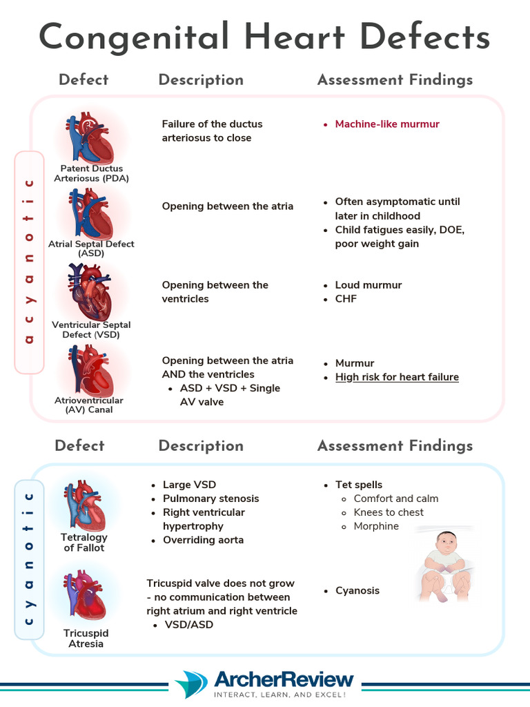 congenital heart disease classification | PDF | Congenital Heart Defect ...