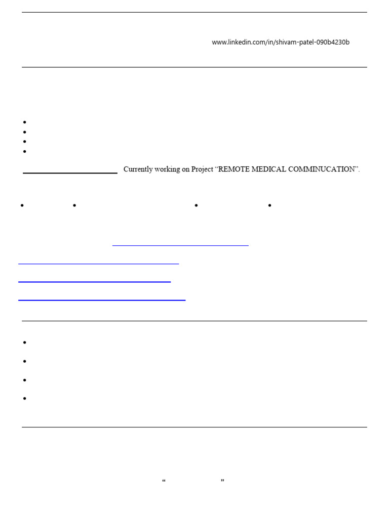 Shivam Resume Latest | PDF