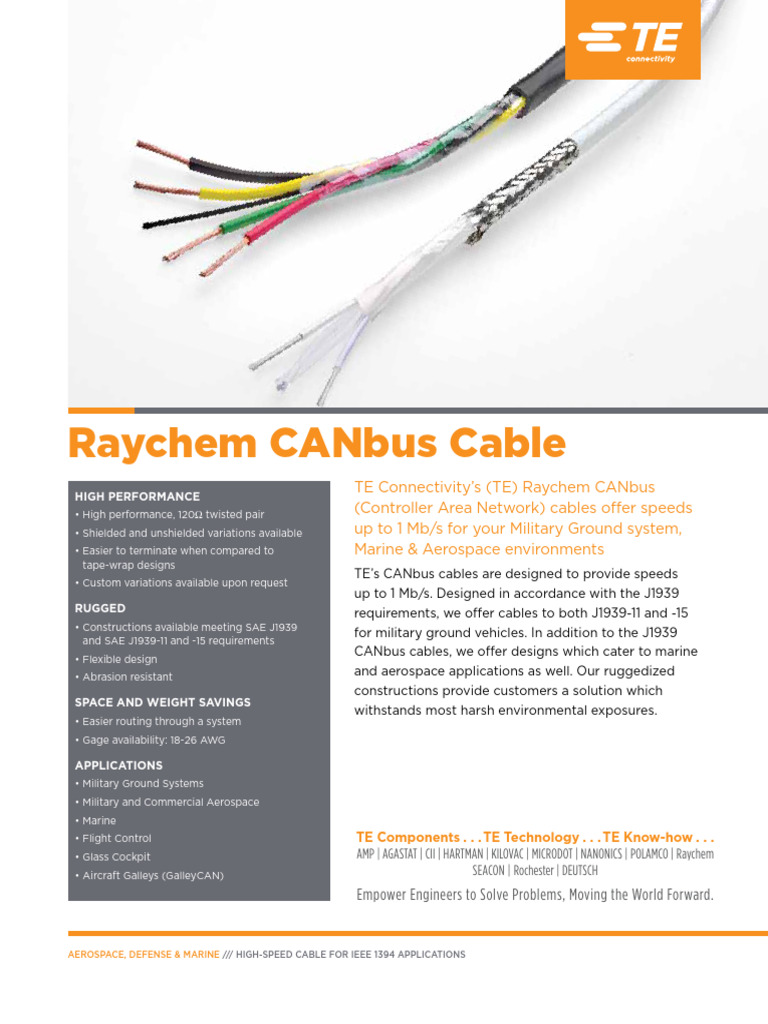 ENG DS 2352030-1 Raychem-Canbus 0319 | PDF | Implied Warranty | Electrical Engineering