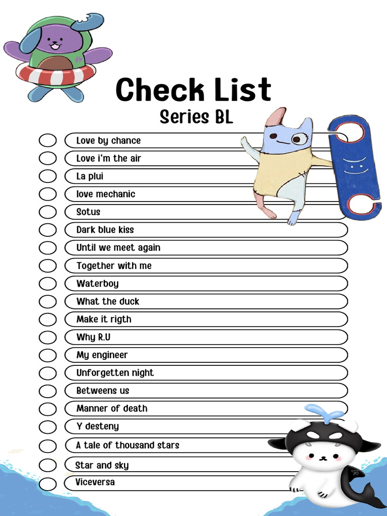 Lista Checklist Series BL - 20241129 - 230642 - 0000 | PDF