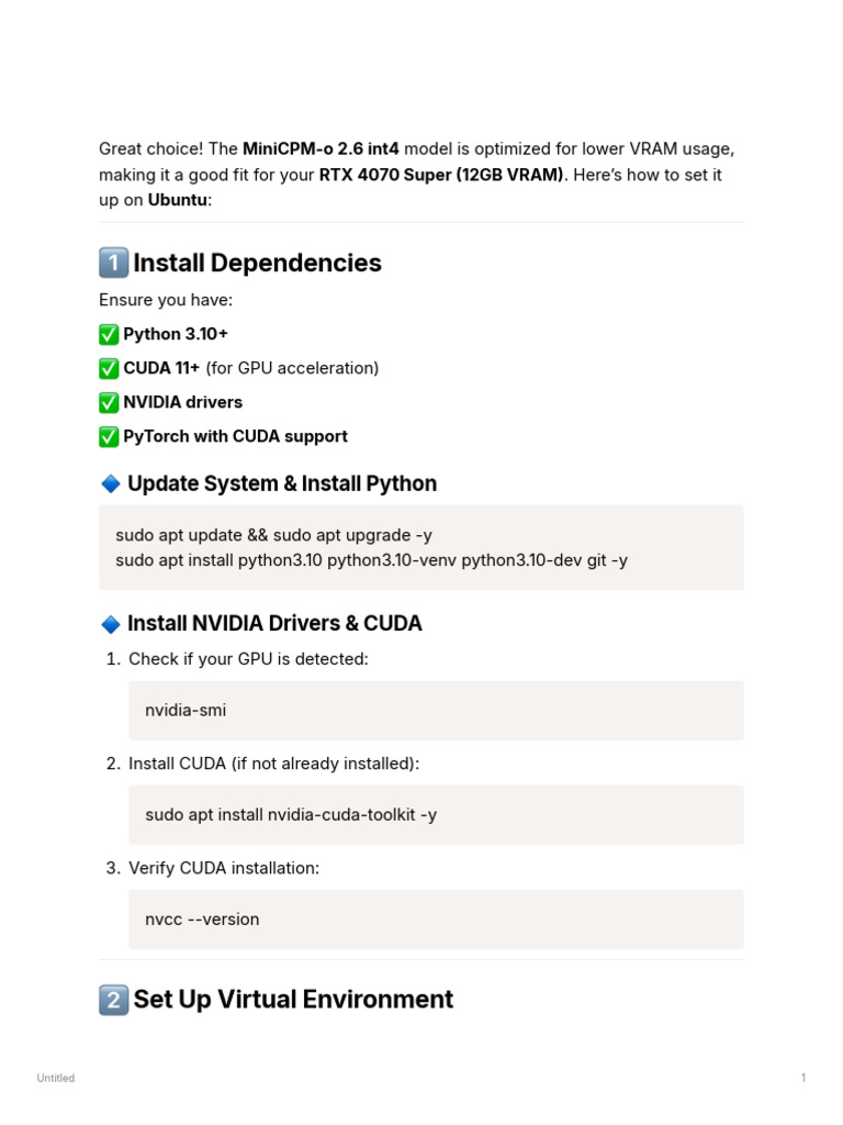 Install Dependencies: Update System & Install Python | PDF