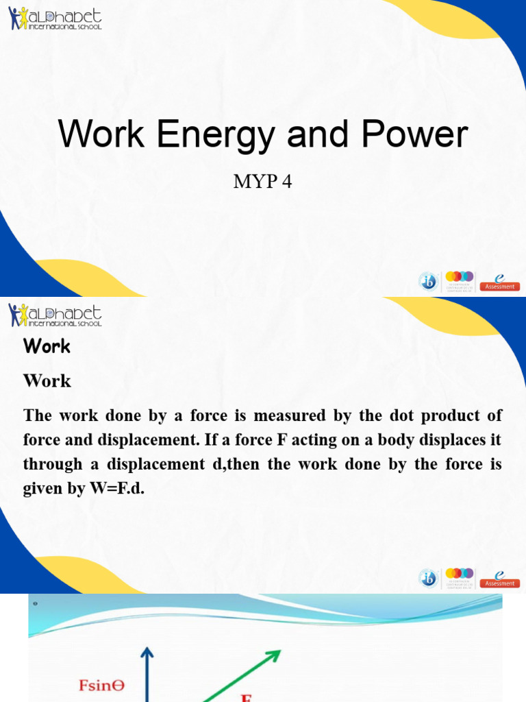 Work, Energy, and Power Explained | PDF | Energy Storage ...