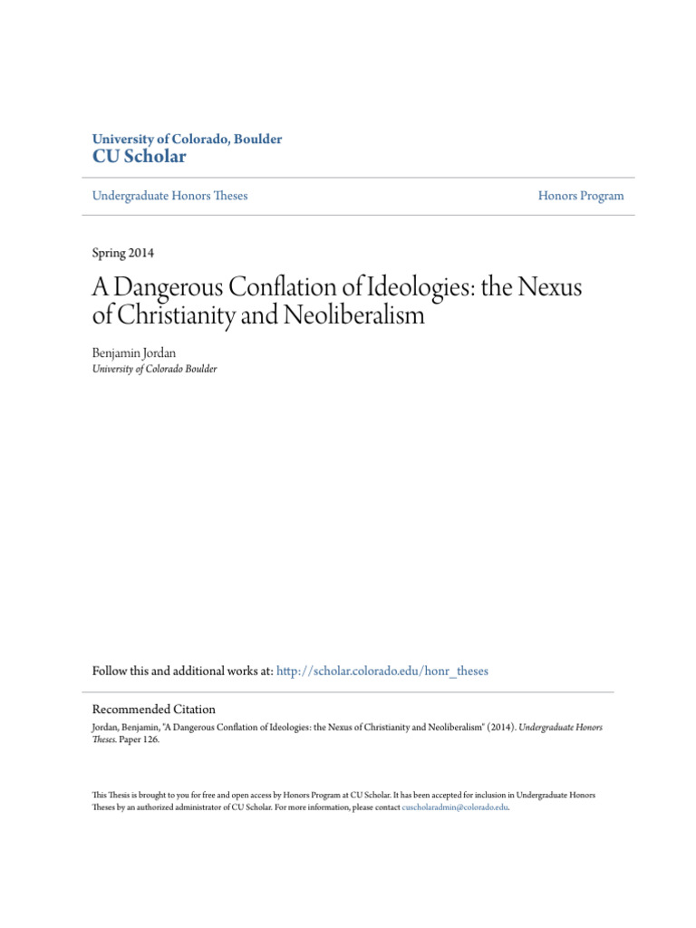 A Dangerous Conflation of Ideologies - The Nexus of Christianity | PDF ...