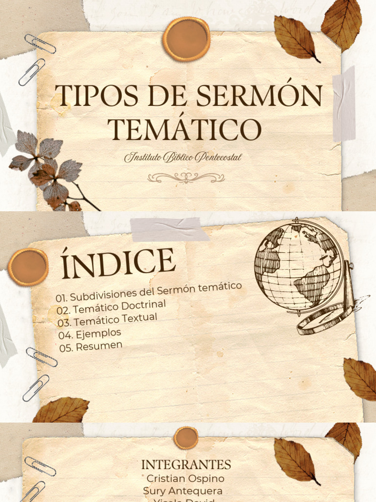 Tipos de Sermón Temático - 20250419 - 124851 - 0000 | PDF | Pecado ...