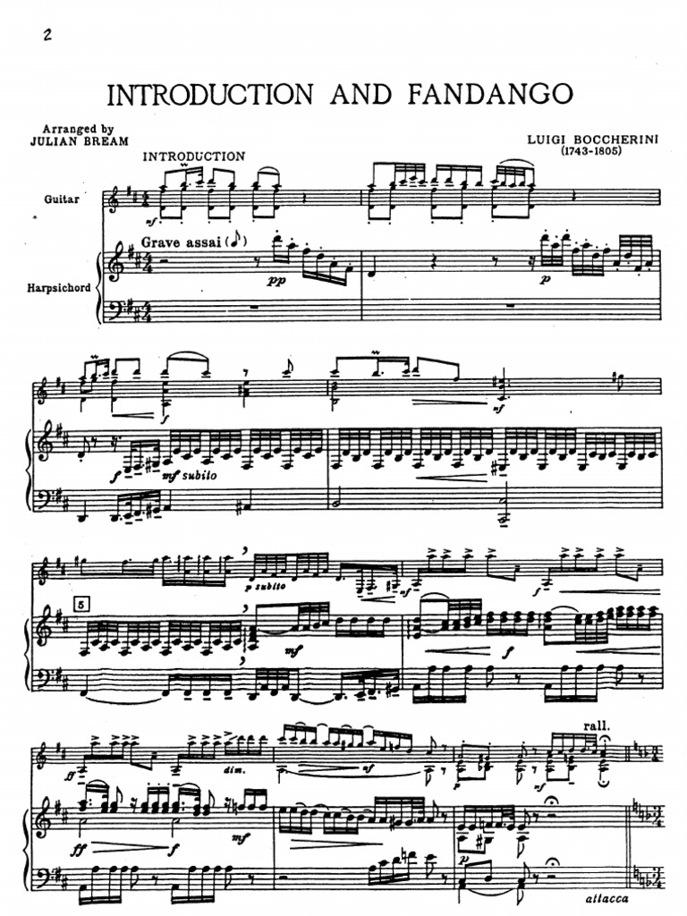 Boccherini Fandango | PDF