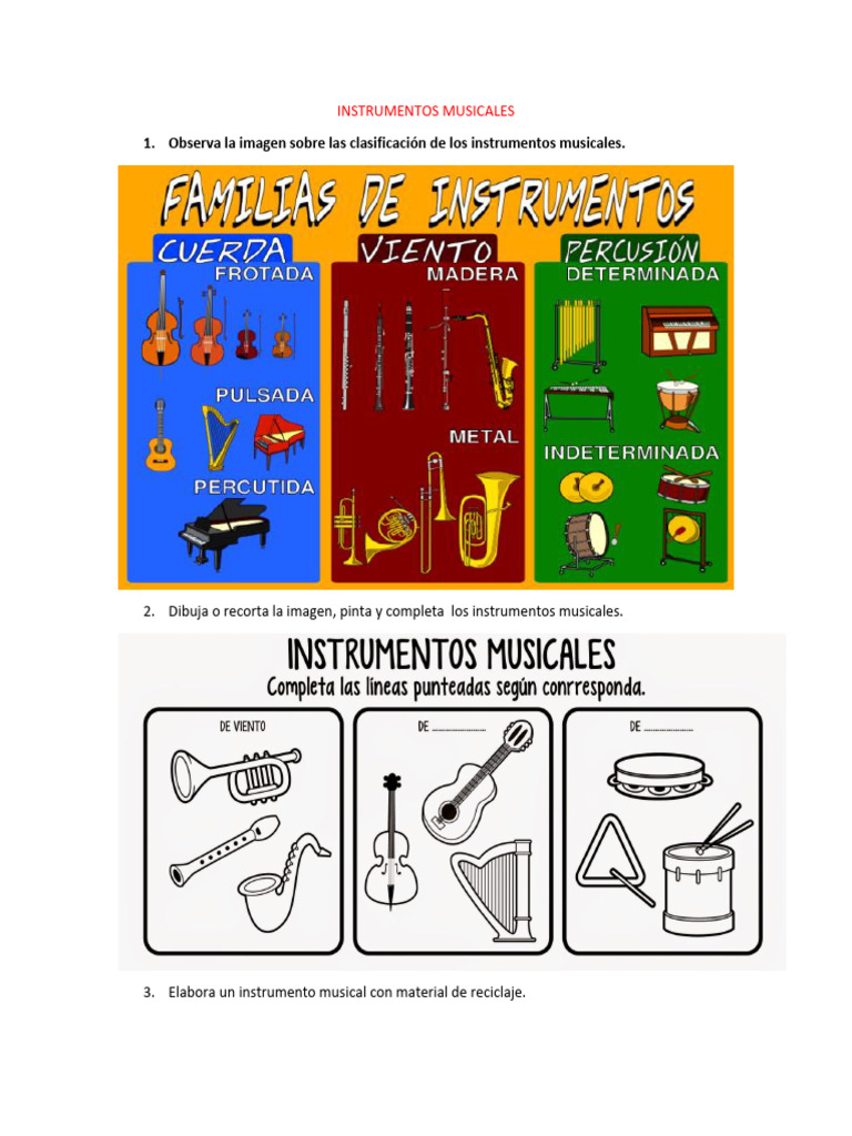 Instrumentos Musicales | PDF