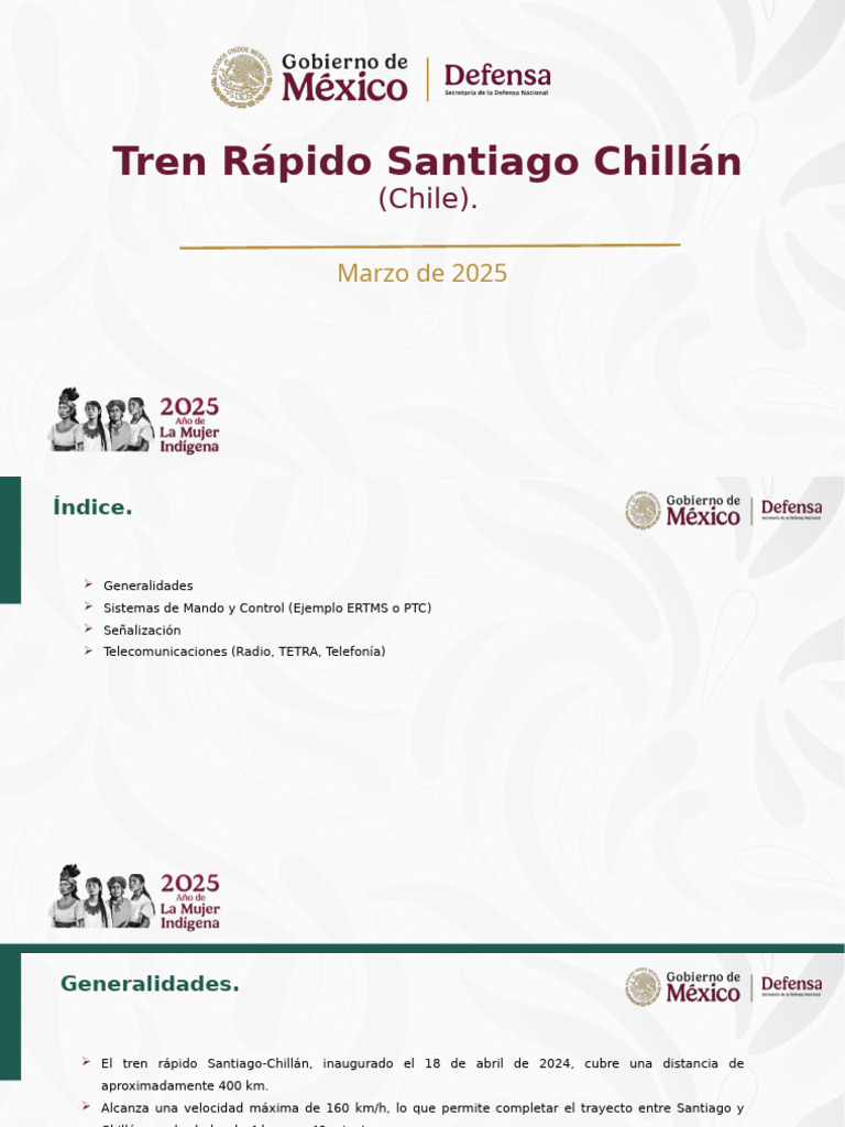 Tren Rapido Santiago - Chilla Ejemplo | PDF