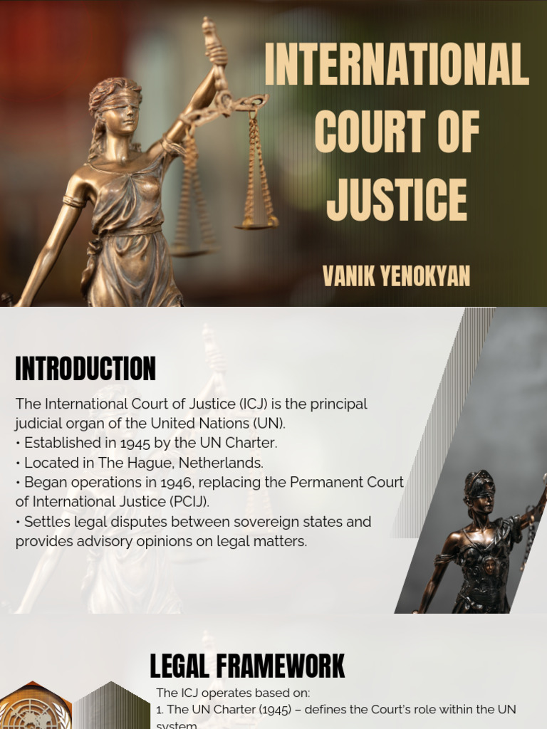 Overview of the International Court of Justice | PDF | Government ...