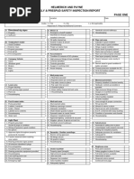 Pre-Shift Safety Inspection Checklist | PDF