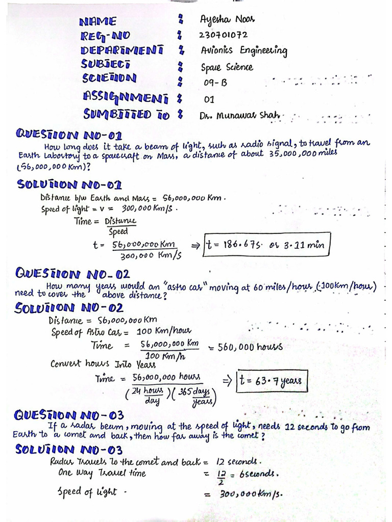 Assignment No-01 (SS) | PDF