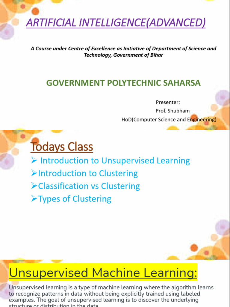 Artificial Intelligence Lec 5 | PDF | Cluster Analysis | Statistical Classification