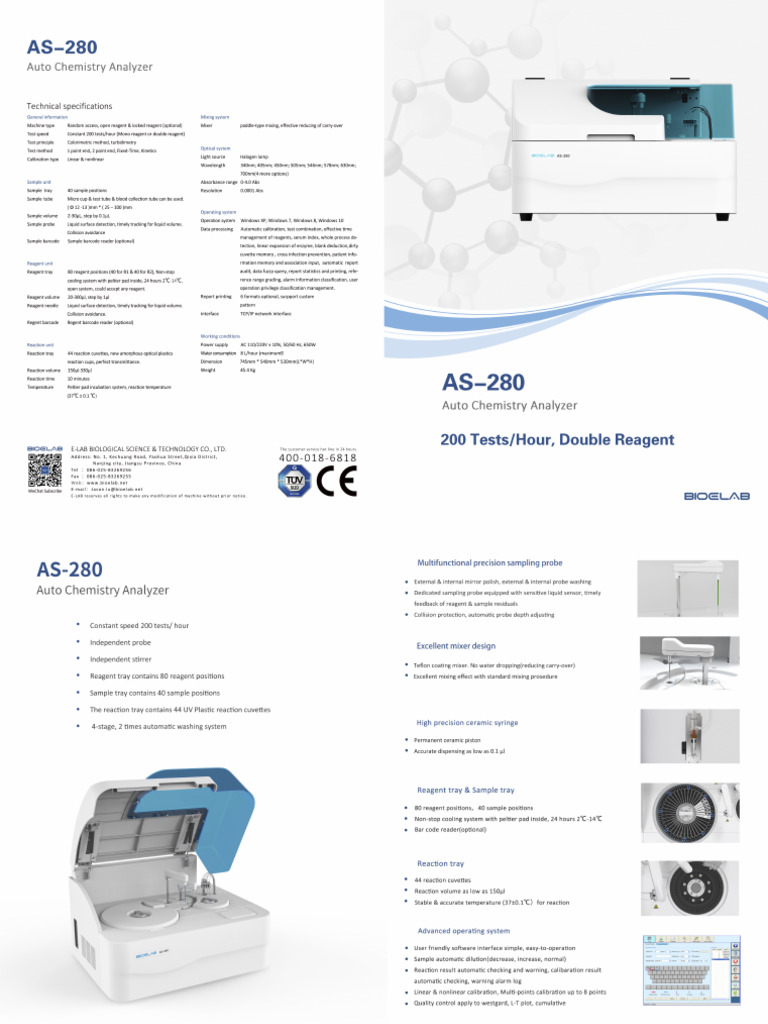Bioelab As 280 | PDF