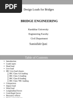 Loading Standards of Bridges, IRC Loading | PDF | Axle | Bridge