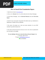 Accessing ATU Past Exam Papers Guide | PDF