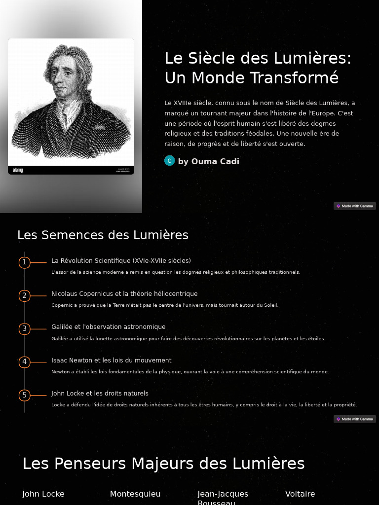 Impact du Siècle des Lumières en Europe | PDF | Déisme | Siècle des ...