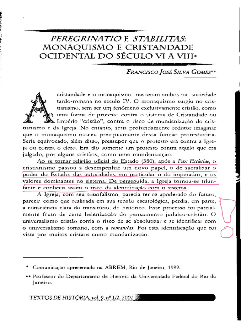 Monasticismo e Cristandade Ocidental | PDF | Monaquismo