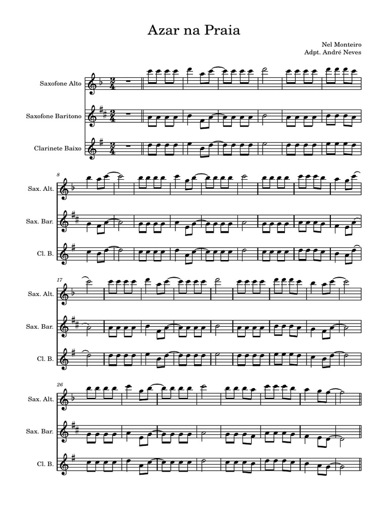 Azar | PDF | Saxophone | Woodwind Instruments