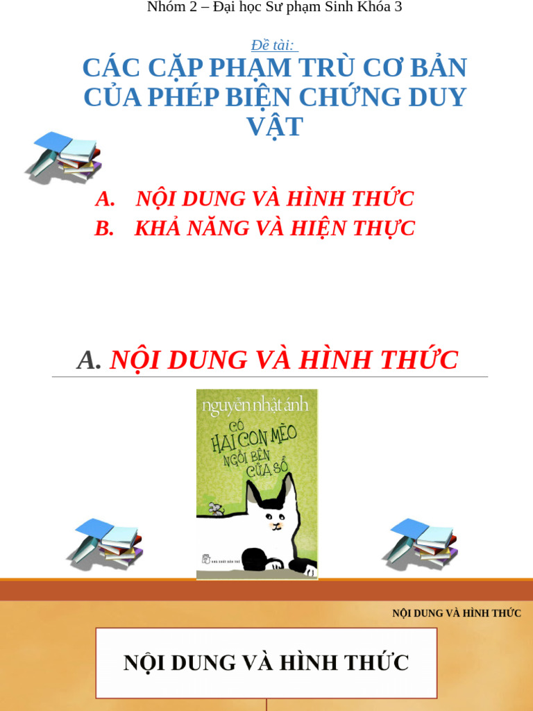 Cac Cap Pham Tru Co Ban Cua Phep Bien Chung Duy Vat | PDF