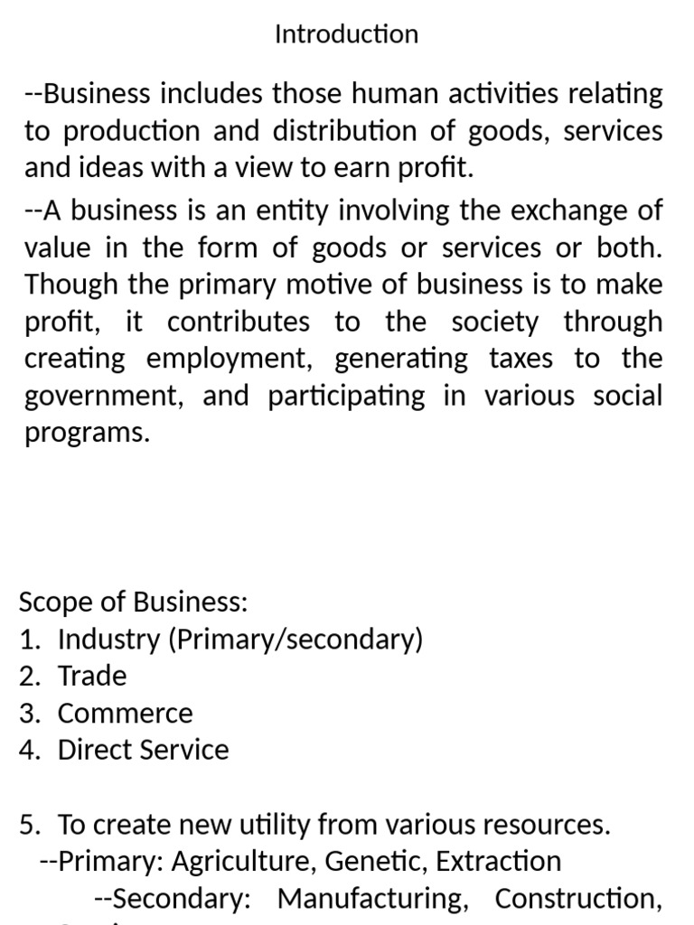 Inroduction To Business and MGT | PDF | Partnership | Joint Stock Company