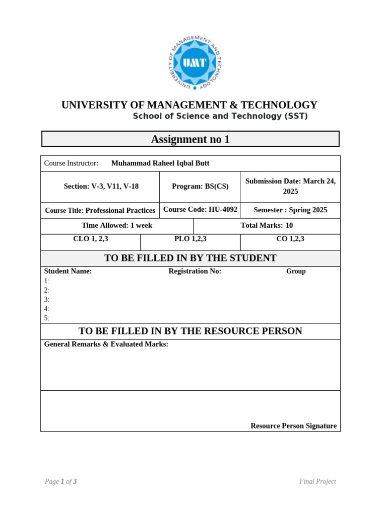Assignment 1 Professional Practice | PDF | Conflict Of Interest | Medicine