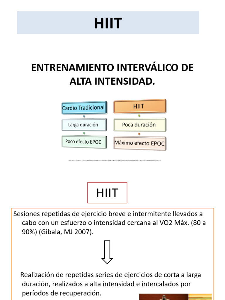 HIIT ENTREN. INTERVÁLICO DE ALTA INTEnsidad | PDF | Medicina CLINICA