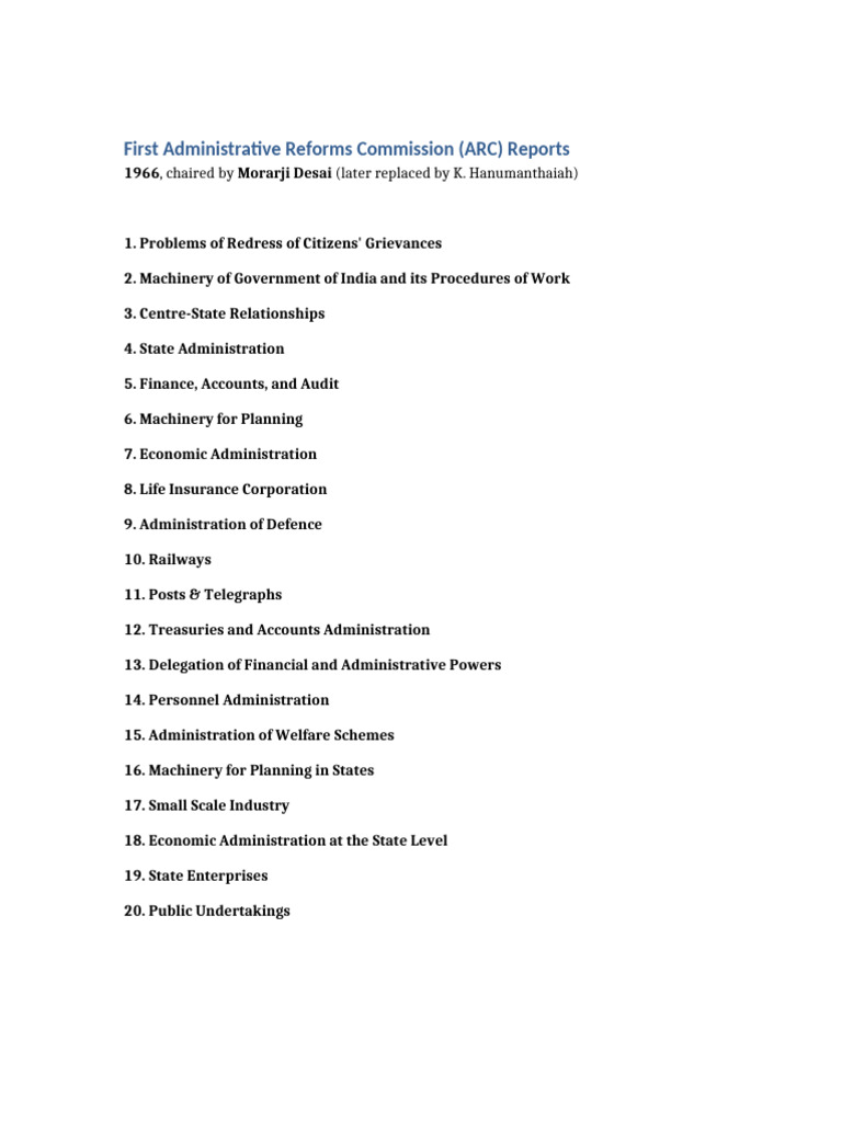 First_ARC_Reports_Bold | PDF | Governance