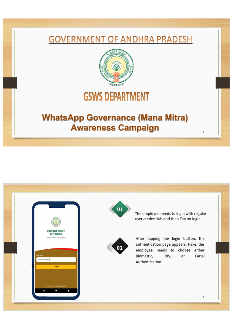 WhatsApp Governance (Mana Mitra) User Manual | PDF