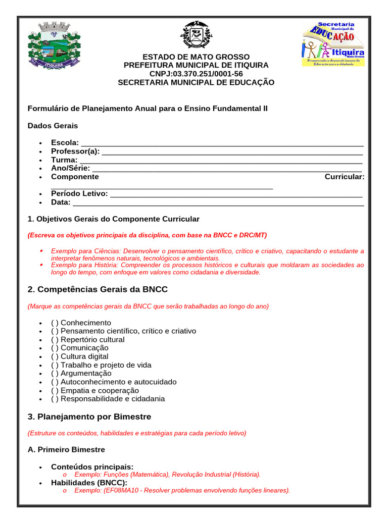 Formulário Planejamento II | PDF | Science | Aprendizado