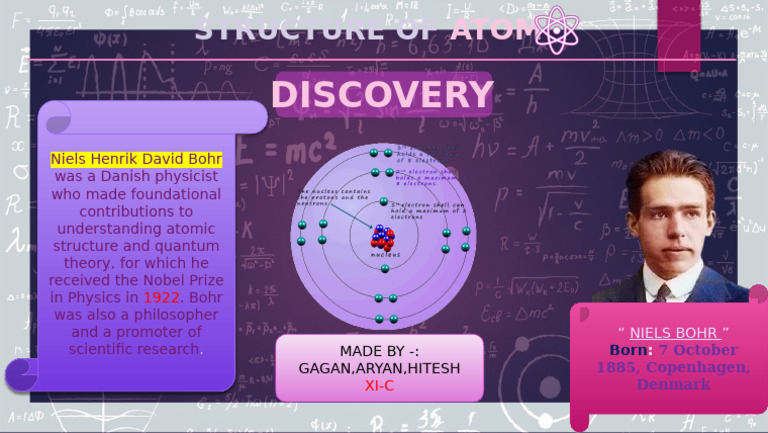Niels Bohr: Pioneer of Atomic Theory | PDF