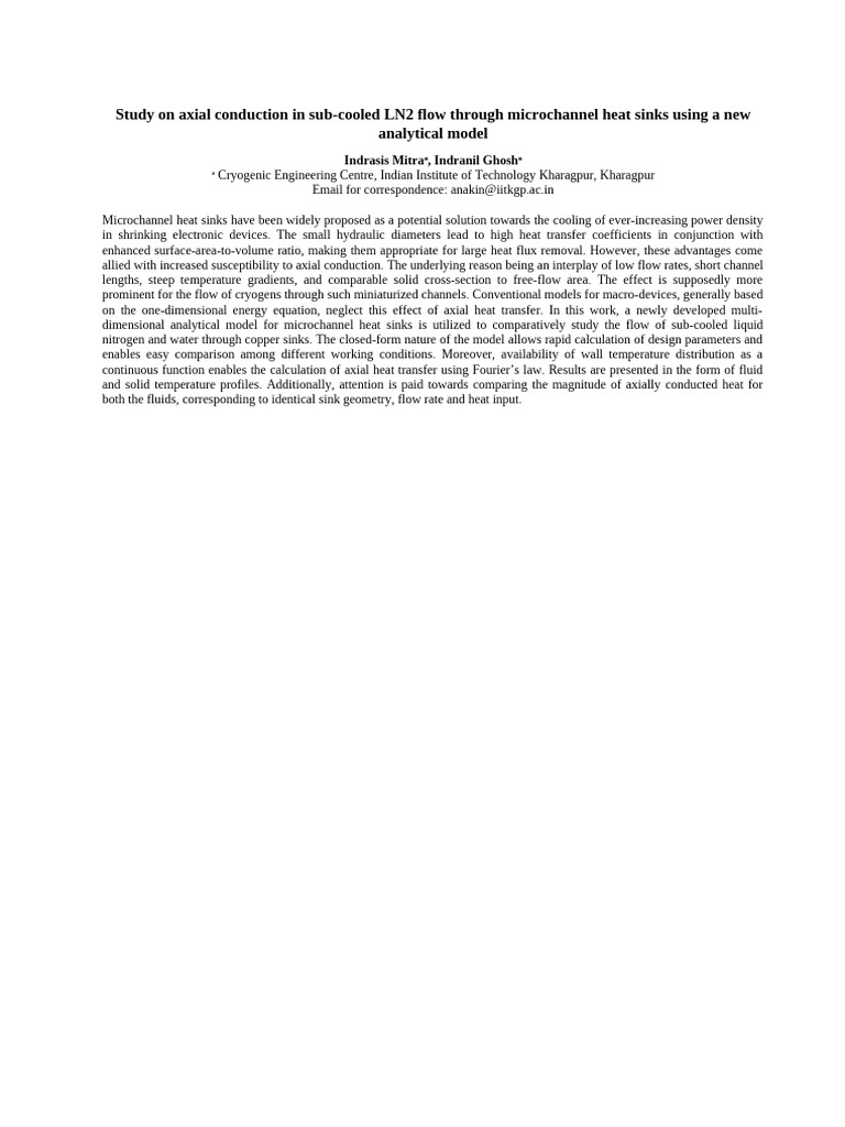 Abstract Heat and Mass Transfer at Low Temperature 118 6191dd8376823 | PDF
