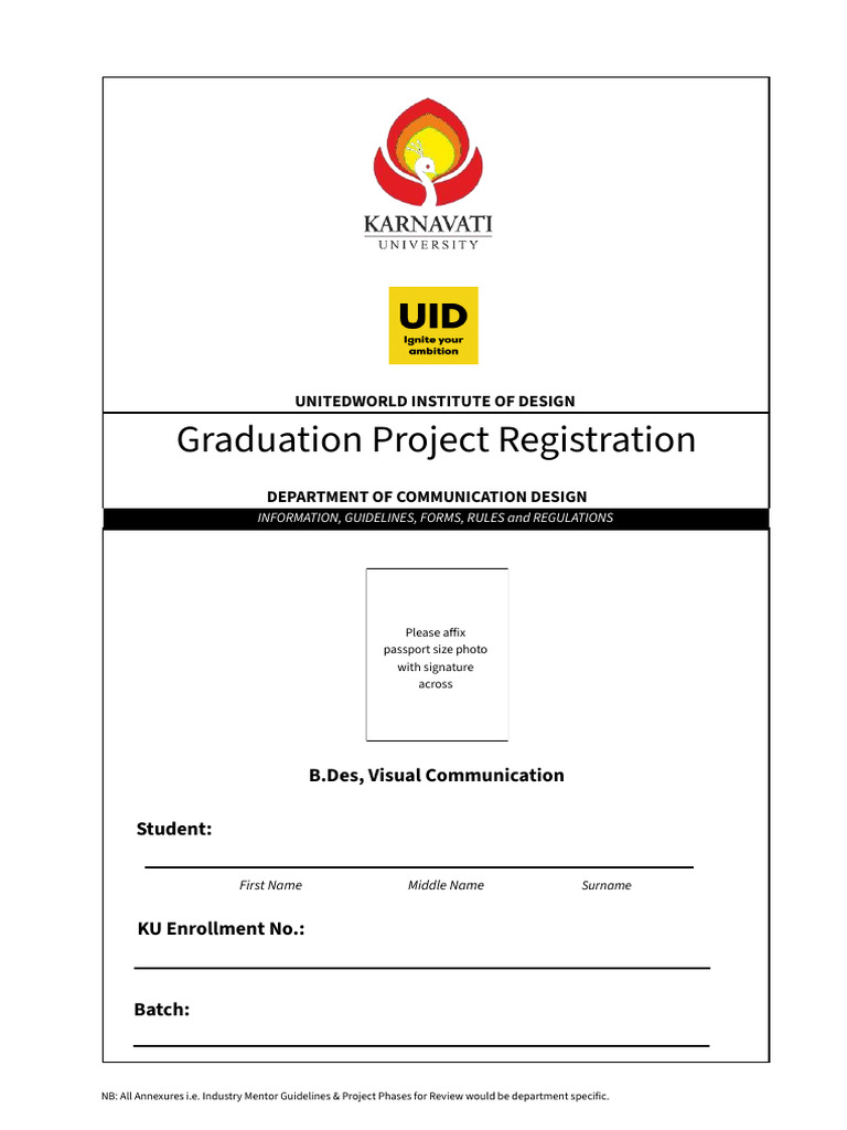 GP Guidelines and Registration Form - Dept of Communication Design 24 ...
