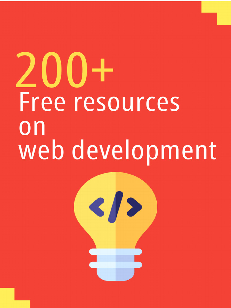 Web Development Resources Guide | PDF | Html5 | Web Design