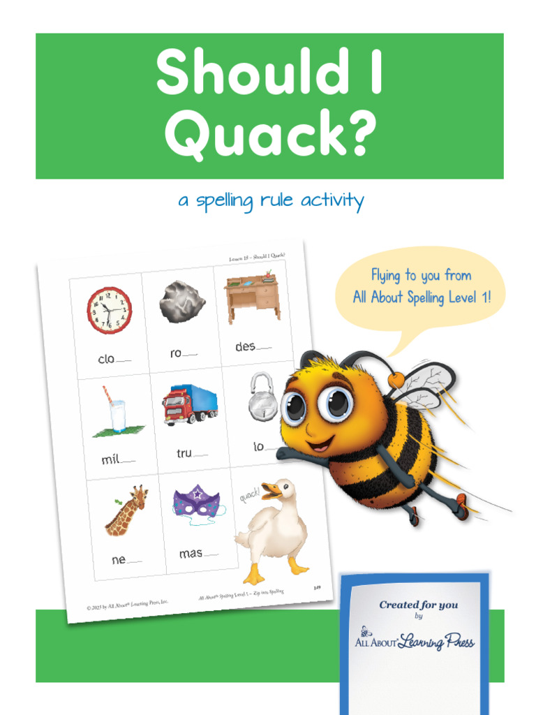 Should I Quack Activity | PDF