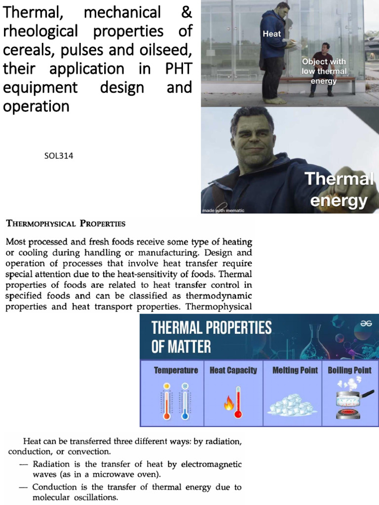 Unit 4 - Engineering Properties of Biological Materials II | PDF