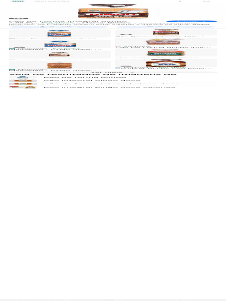 Pao de Forma Integral Bimbo Pingo - Doce - Pesquisa Google | PDF
