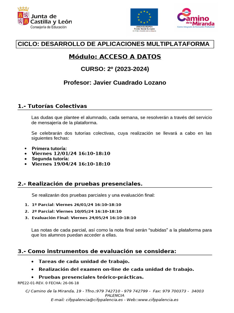 2023-2024_DAM2_ADD | PDF | Informática