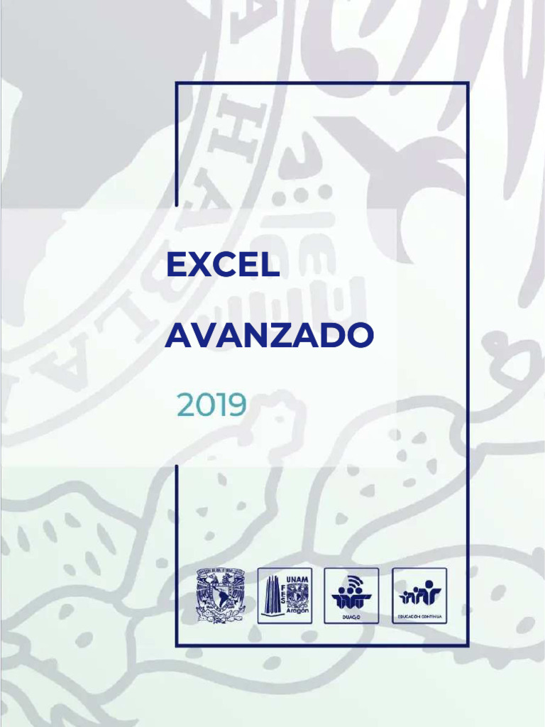 PDF Manual Excel Avanzadopdf - Compress | PDF | Microsoft Excel | Desviación Estándar