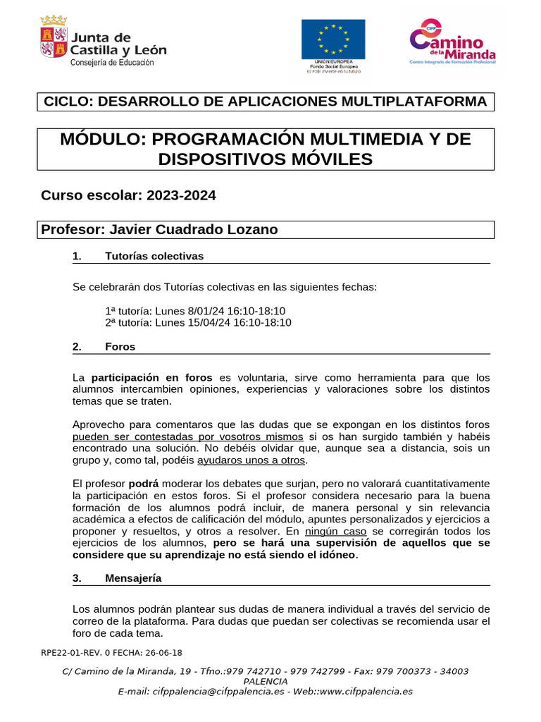 2023-2024 Dam2 PMDM | PDF