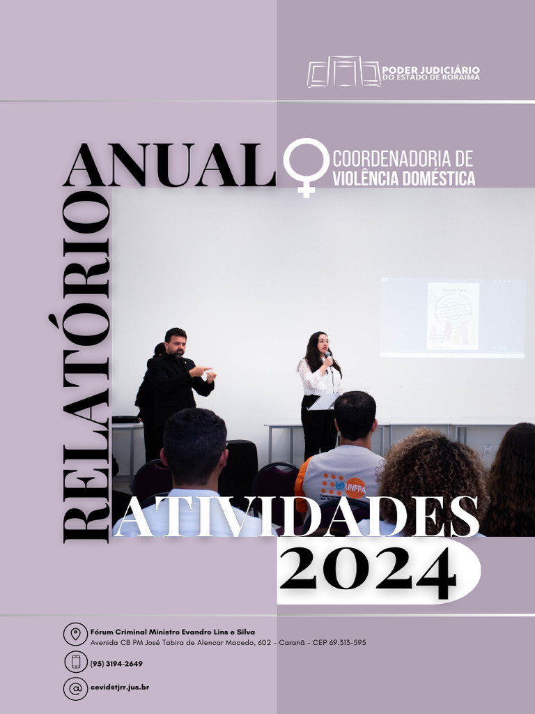 Relatório Anual CEVID 2024 | PDF | Violência | Igualdade de gênero