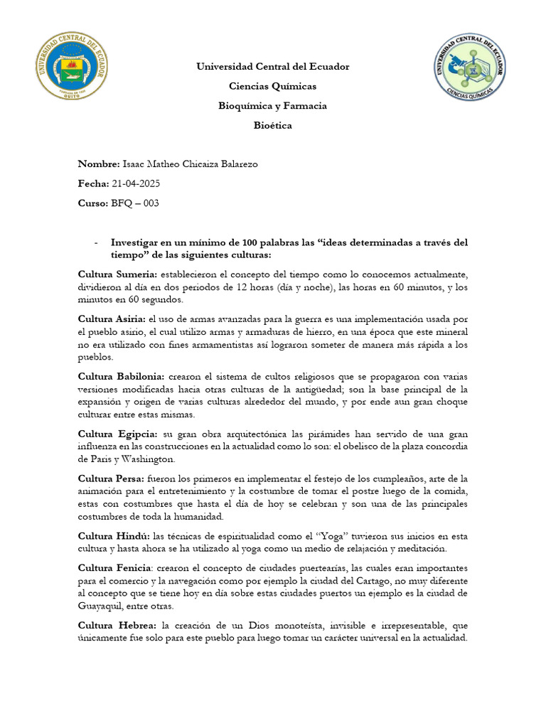 Deber N. - 1 | PDF | Asiria