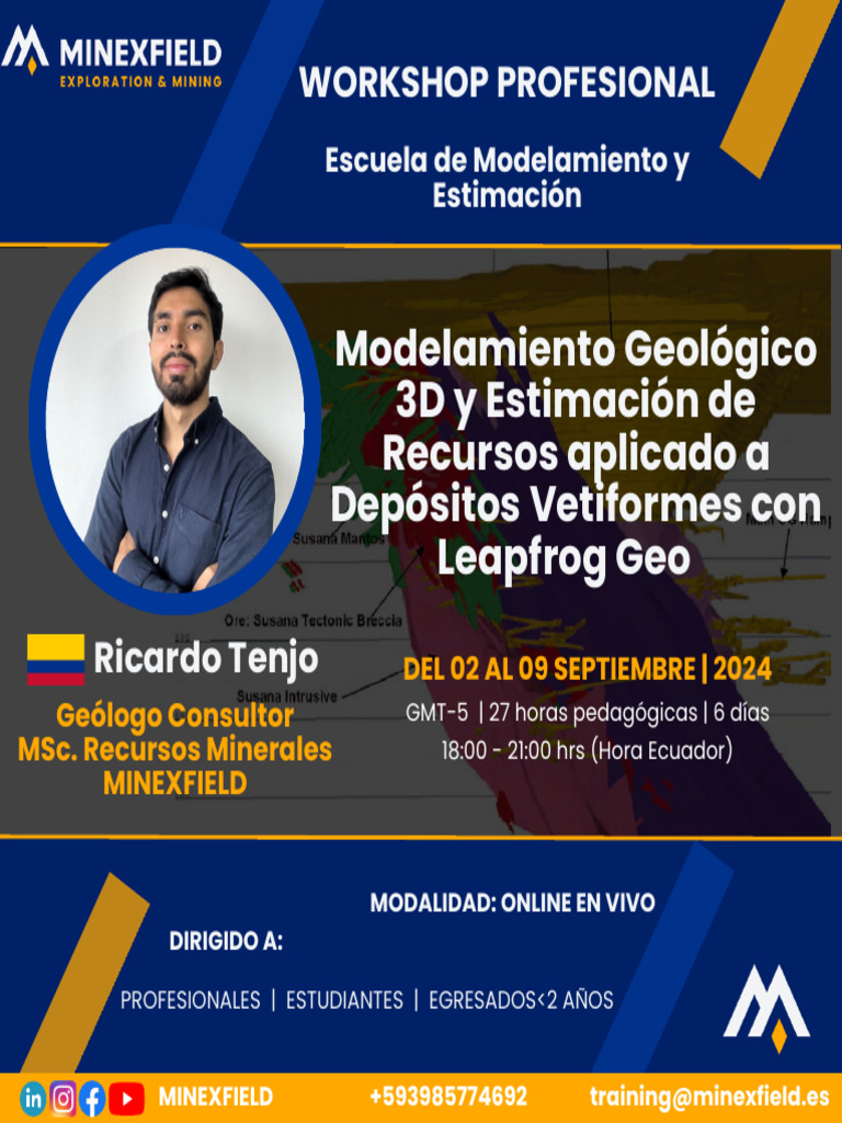 Brochure - Modelamiento Geológico 3D y Estimación de Recursos de ...